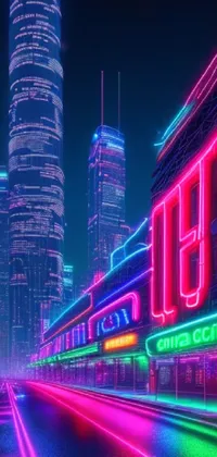 Building Skyscraper Light Live Wallpaper - free download