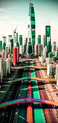 Skyscraper Building Sky Live Wallpaper - free download