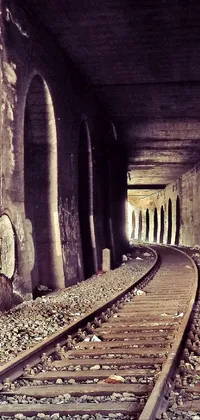 Eerie Train Track Live Wallpaper - free download