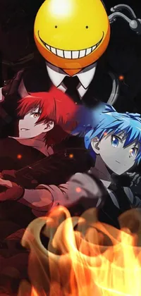 Hairstyle Cartoon Black Hair Live Wallpaper