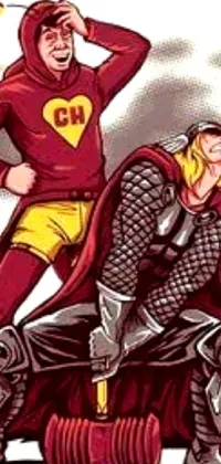 Cartoon Sleeve Art Live Wallpaper - free download