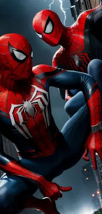 Spider-man Cartoon Red Live Wallpaper - free download