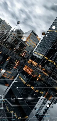 Cloud Sky Building Live Wallpaper - free download