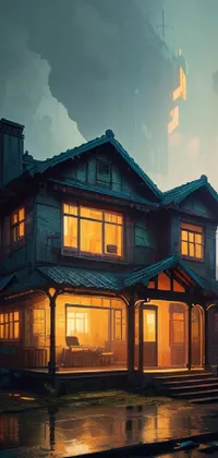 Cloud Building Atmosphere Live Wallpaper - free download