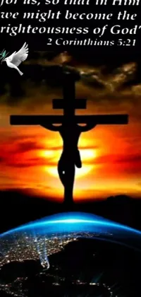 Sunset Jesus Live Wallpaper — Spiritual Art for Your Screen - free download
