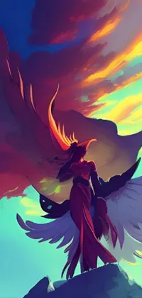 Cloud Sky Mythical Creature Live Wallpaper - free download