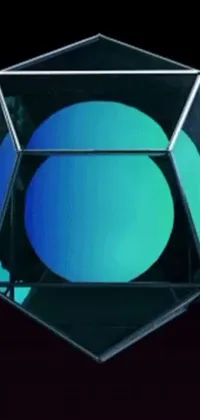 Building Electric Blue Space Live Wallpaper