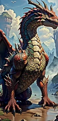 Mythical Creature Cloud Extinction Live Wallpaper - download