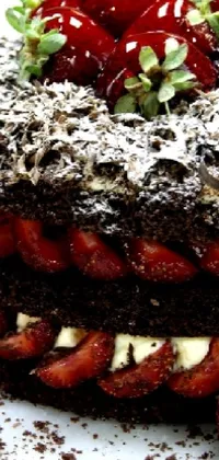 delicious chocolate cake Live Wallpaper - free download