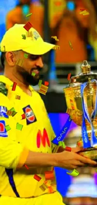 Gesture Yellow Championship Live Wallpaper - free download