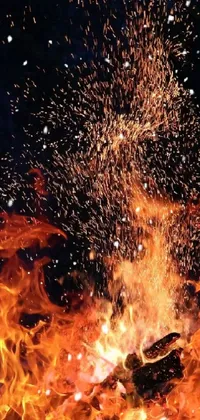 Gory Fire Outdoor Object Live Wallpaper