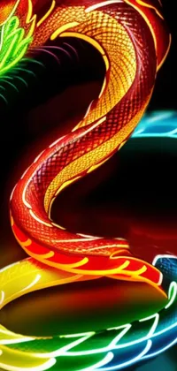 Green Light Black Live Wallpaper - free download