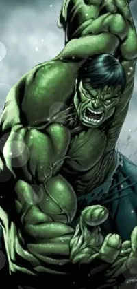 Hulk Cartoon Gesture Live Wallpaper