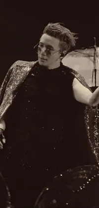 Human Body Flash Photography Vision Care Live Wallpaper