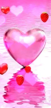 Pink Petal Art Live Wallpaper