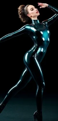 Latex Clothing Leg Latex Live Wallpaper