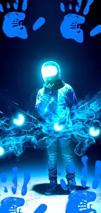 Light Blue Electric Blue Live Wallpaper - free download