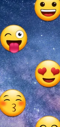 Cheerful Emoji Smiley Faces Live Wallpaper - Two-Face Totem 2 - free ...