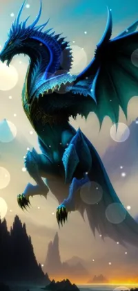 Light Cartoon Azure Live Wallpaper - free download