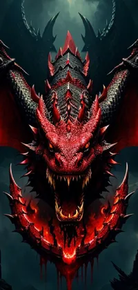 Cartoon Red Art Live Wallpaper - free download