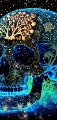 Light Nature Blue Live Wallpaper - free download