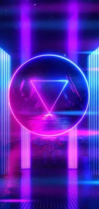 Futuristic Neon Room Live Wallpaper - free download