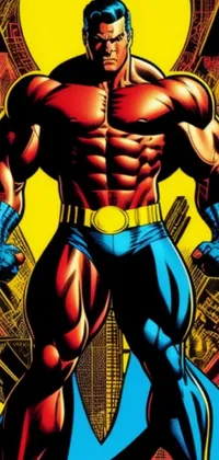 Muscle Cartoon Chest Live Wallpaper - free download
