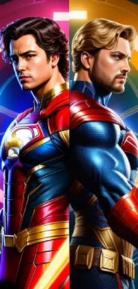 Cartoon Muscle Red Live Wallpaper - free download