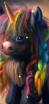 Mythical Creature Toy Purple Live Wallpaper - free download