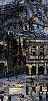 Gory Old Drawing Live Wallpaper - free download