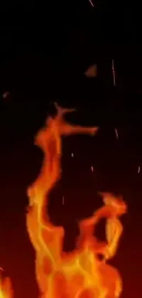 Intense Fire Claymation Live Wallpaper - free download