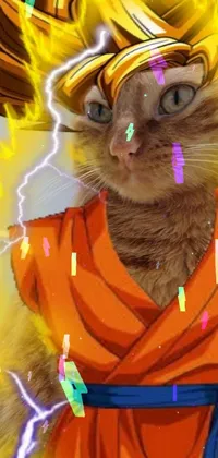 Goku cat Live Wallpaper - free download