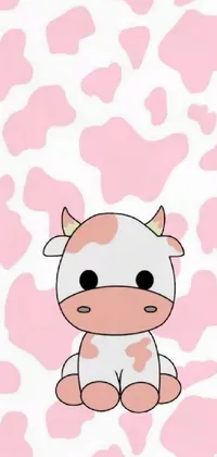 Pink White Cartoon Live Wallpaper - free download