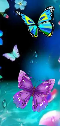 Pollinator Blue Insect Live Wallpaper - free download