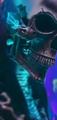 Purple Human Body Organism Live Wallpaper - free download