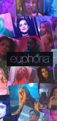 Purple Light Blue Live Wallpaper