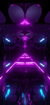 Purple Light Amber Live Wallpaper