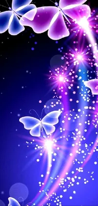Purple Light Violet Live Wallpaper - free download