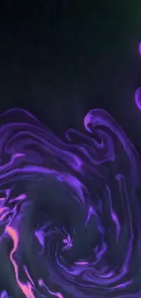 Purple Liquid Violet Live Wallpaper