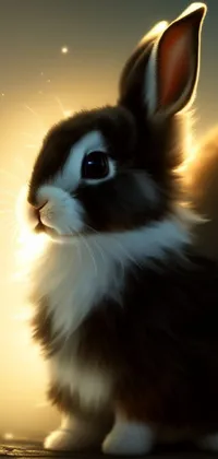 Rabbit Ear Human Body Live Wallpaper