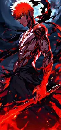 Cartoon Red Art Live Wallpaper