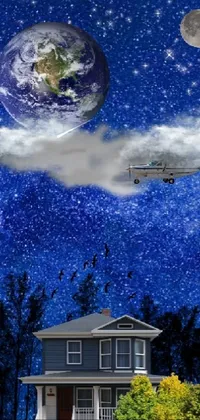 Sky Building Lightning Live Wallpaper - free download