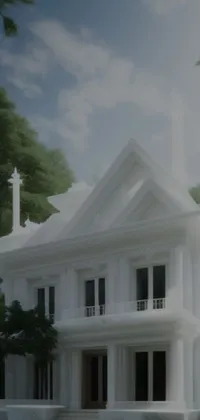 Cloud Sky Building Live Wallpaper - free download