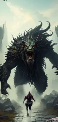 Cloud Art Mythical Creature Live Wallpaper