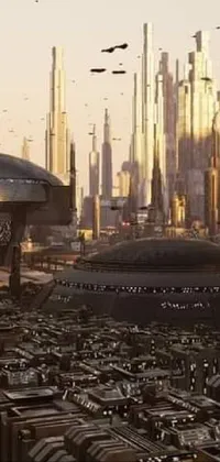 Sky World Building Live Wallpaper