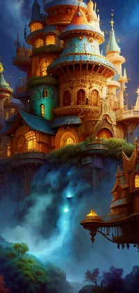 Sky World Building Live Wallpaper