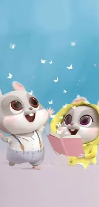 Gesture Happy Cartoon Live Wallpaper - free download