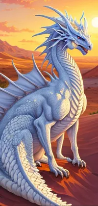 White dragon Live Wallpaper - free download