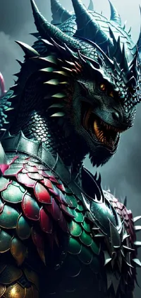 Mythical Creature Light Art Live Wallpaper - free download