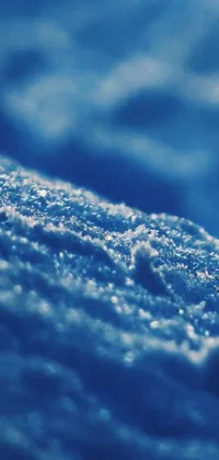 Blue Snowy Surface Live Wallpaper